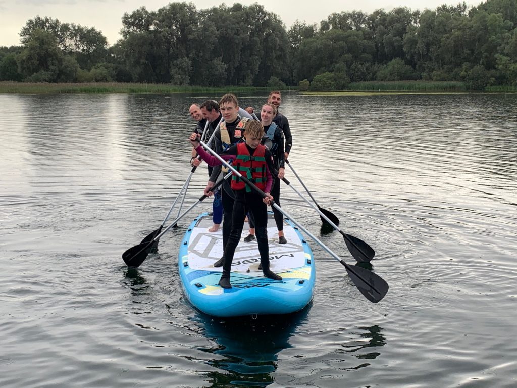 Mega Stand Up Paddle Board - Ride Leisure